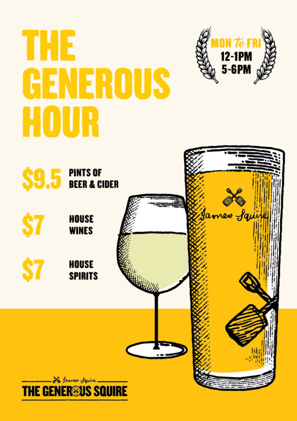 Weekly Specials | Events | What's on | The Generous Squire | Perth